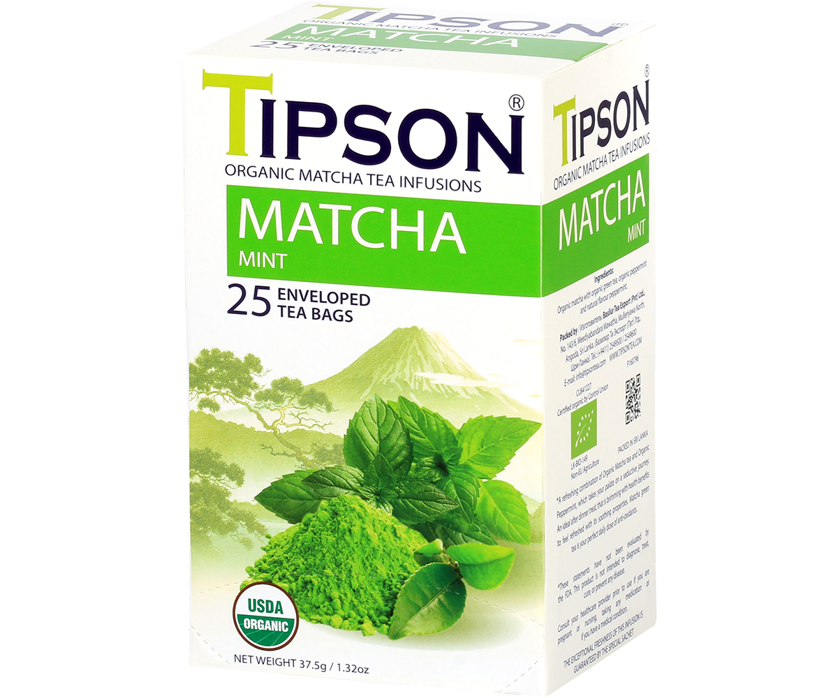 Tipson Tea Sri Lanka- Organic Matcha & Mint