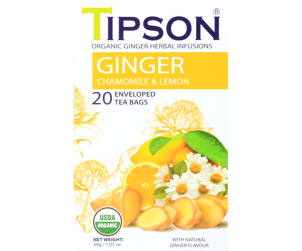 Organic Ginger - Ginger Chamomile – Tipson Tea