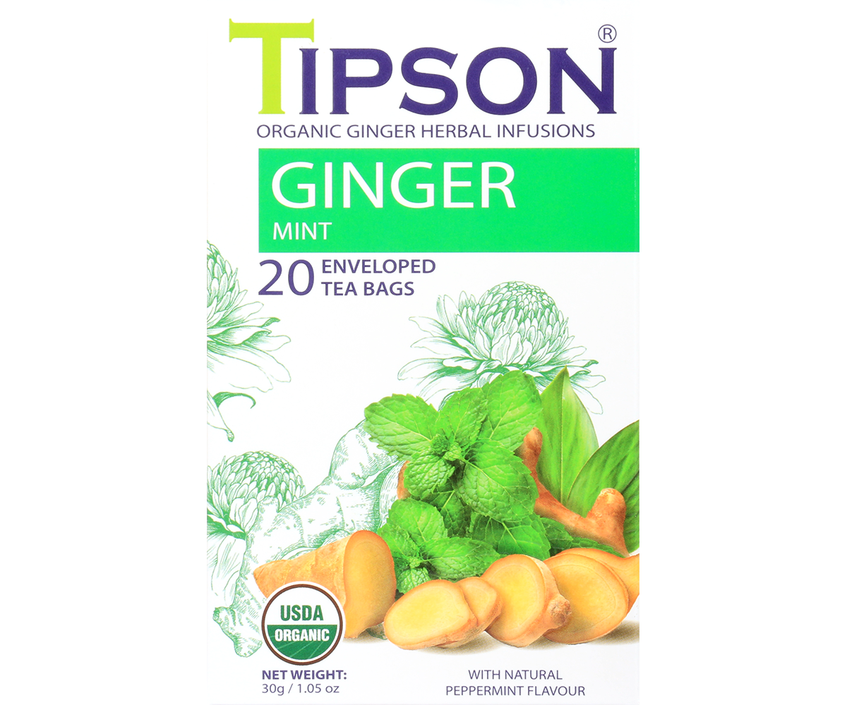 Organic Ginger - Ginger Mint – Tipson Tea